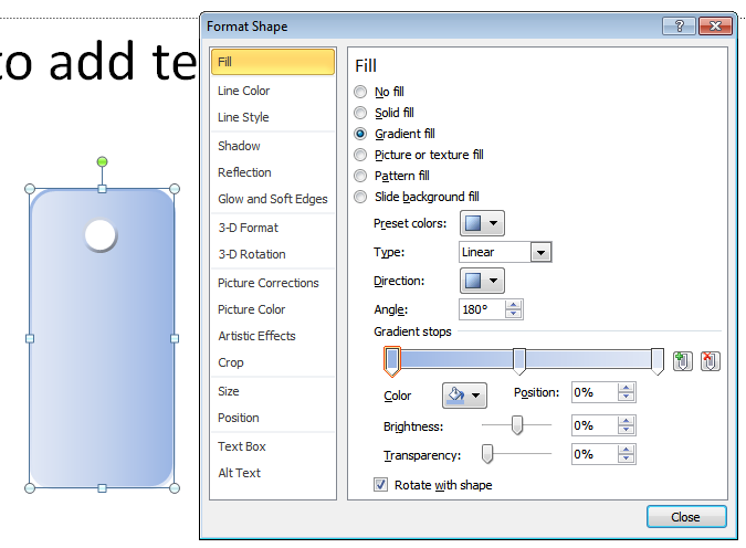 Label Tag Effect in PowerPoint Using Shapes