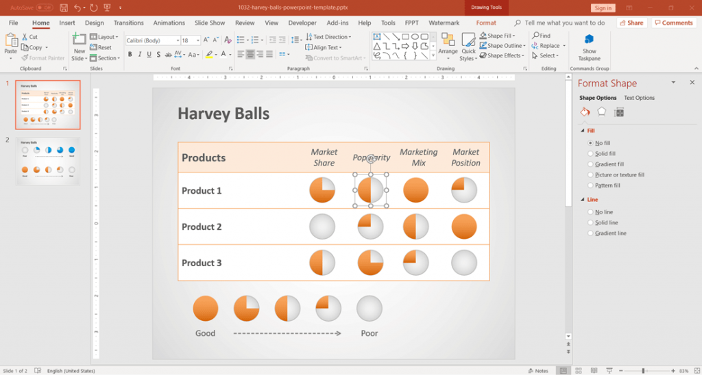 Free Harvey Balls for PowerPoint Presentations (Updated in 2026)
