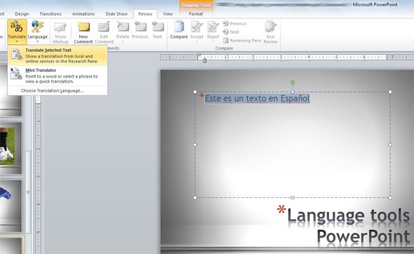 How to translate PowerPoint templates and presentations