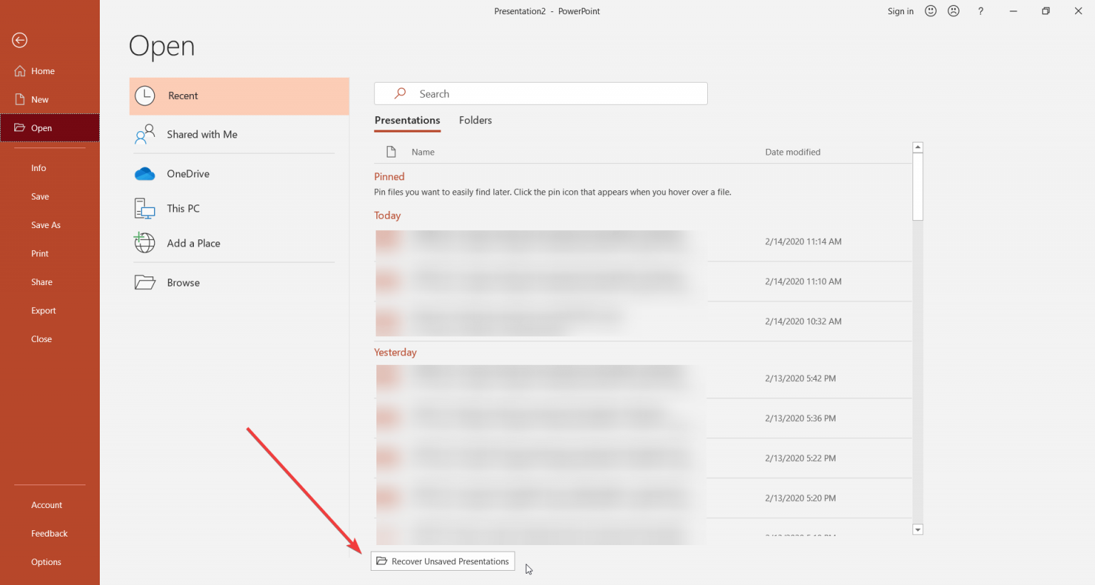 How To Recover Unsaved PowerPoint Data [Tip]