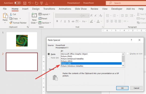 How to Add a GIF Animation into PowerPoint (Easy Way)