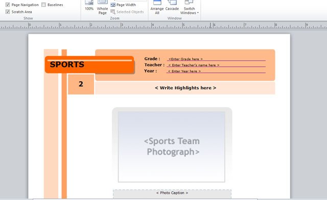 Yearbook Template For Microsoft Publisher