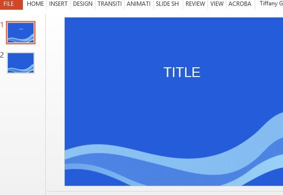 Waves PowerPoint Templates