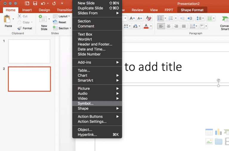 How To Insert a Plus Minus Character in PowerPoint