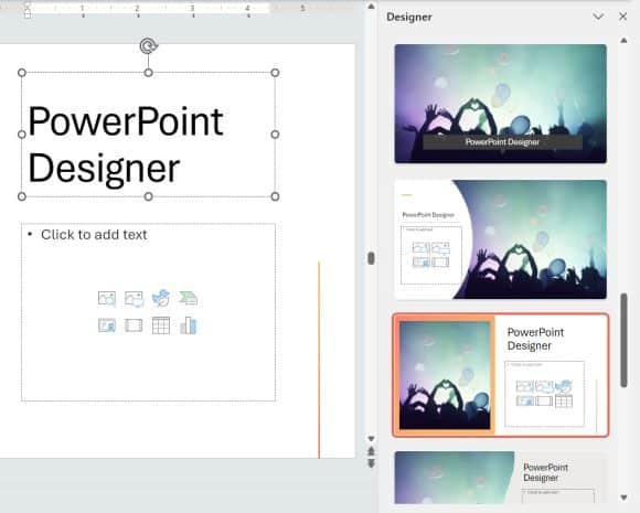 What is PowerPoint Designer? Now "Design Suggestions"