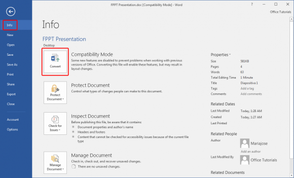 How To Open Word Documents Without Compatibility Mode in Word