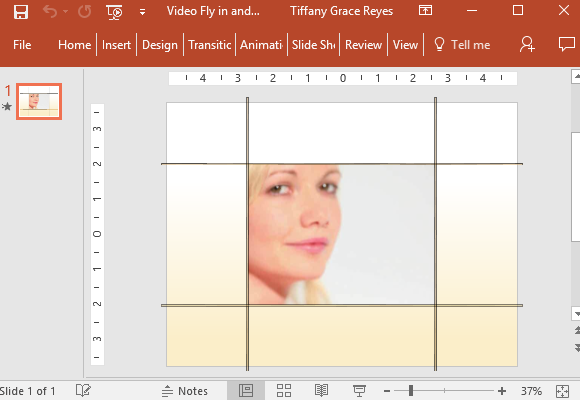 Video Fly In & Box Out Effect PowerPoint Template