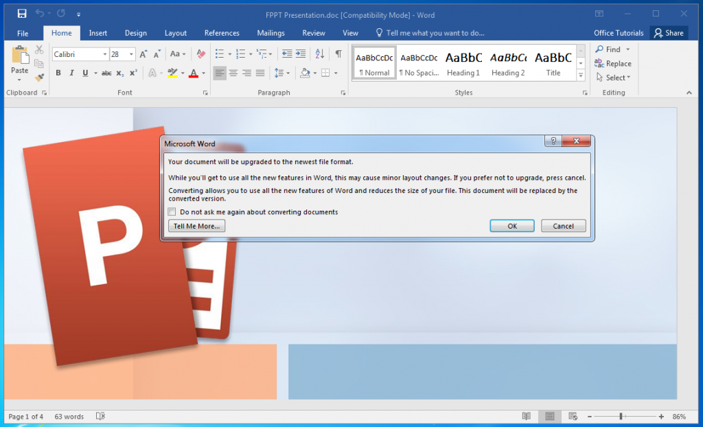 How To Open Word Documents Without Compatibility Mode in Word