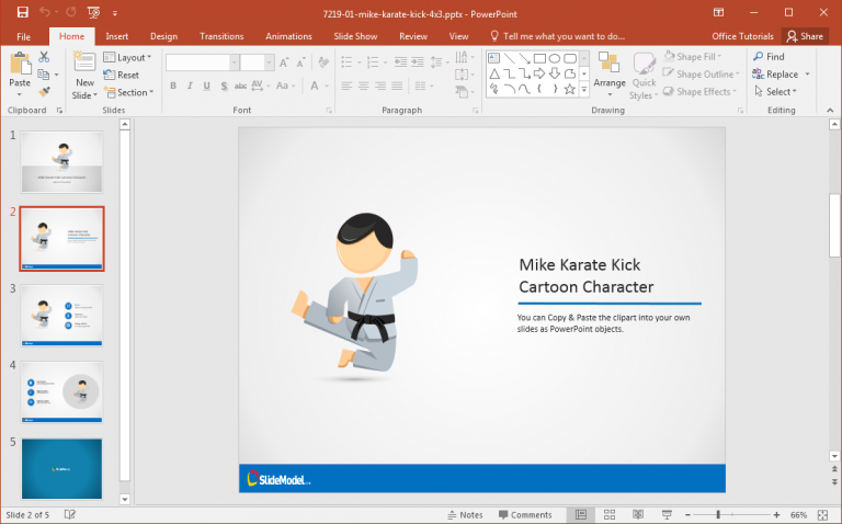 Karate PowerPoint Template