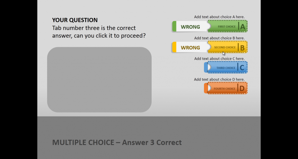 Create a Quiz in PowerPoint With Quiz Tabs PowerPoint Template