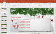 Animated Hanging Ornaments PowerPoint Template