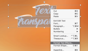 How to Make Text Transparent in PowerPoint