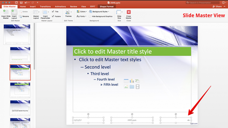 Customizing Slide Number Options In Powerpoint