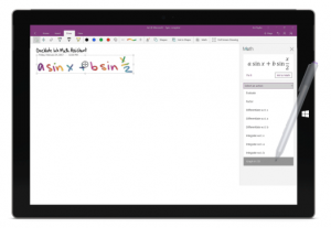Graph Math Equations With Ink Math Assistant in OneNote