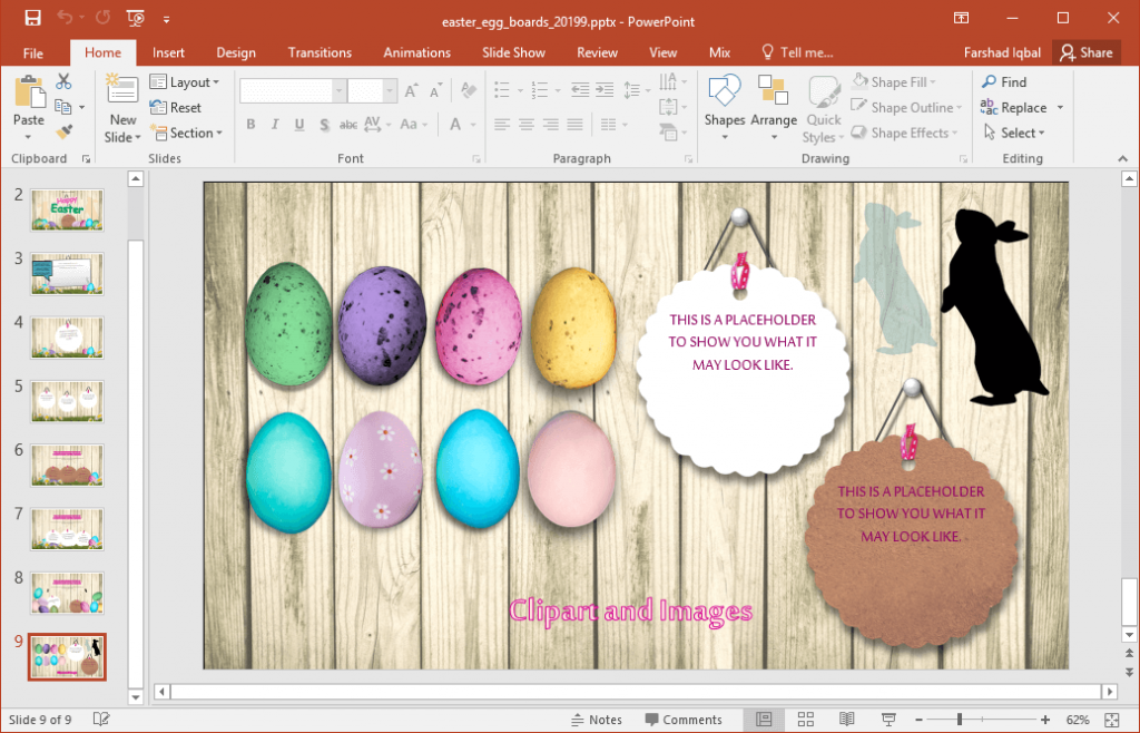 Animated Easter PowerPoint Template