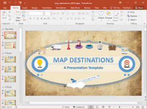 Animated Custom Maps PowerPoint Template
