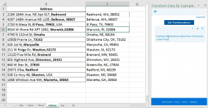 Easy Data Transformation With Transform Data By Example For Excel