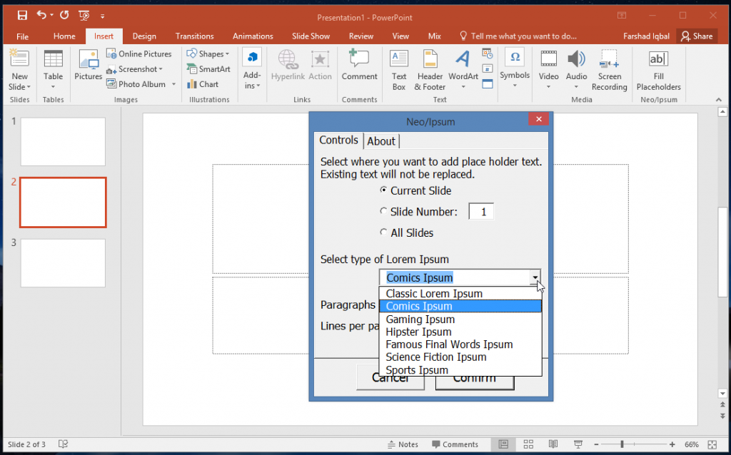 Neo Ipsum Brings New Ipsums For PowerPoint, Word & Excel
