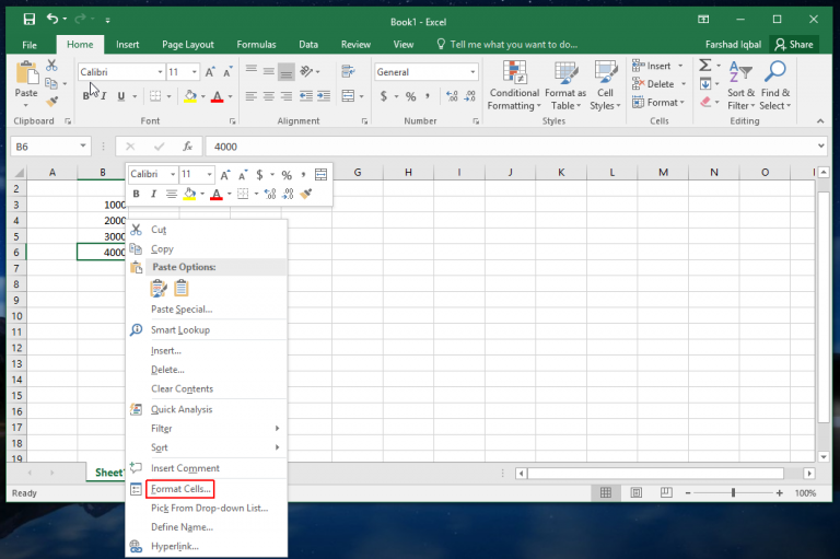 How To Prevent Editing in Excel Cells With Formulas