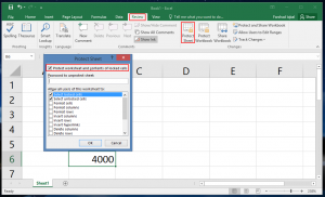 How To Prevent Editing in Excel Cells With Formulas