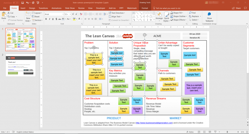 8+ Best Editable Business Canvas Templates for PowerPoint (2025)
