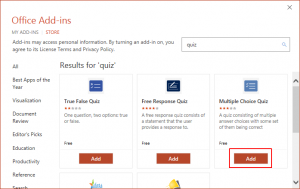 How to Create a Quiz in PowerPoint using a PowerPoint Add-in