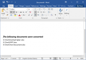 How to Batch Convert Word Documents from Doc to Docx Format