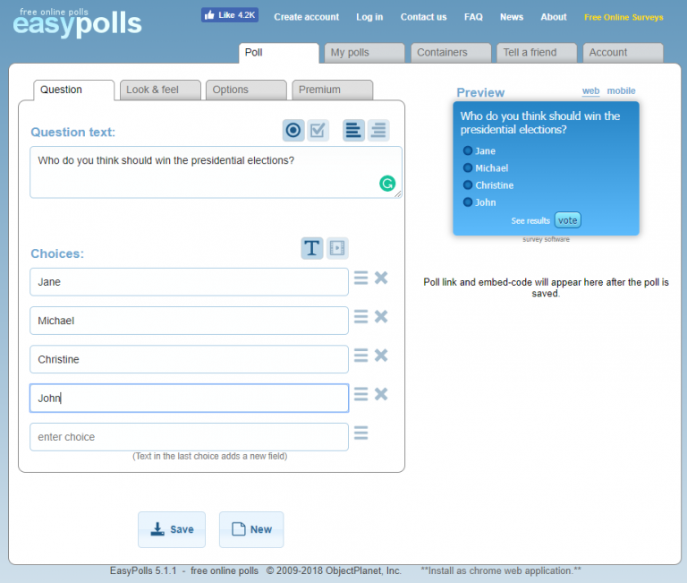 Get Live Audience Feedback During Presentations with EasyPolls