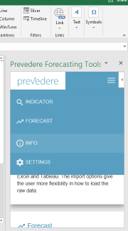 Prevedere Forecasting Tools for Predictive Analytics in Excel