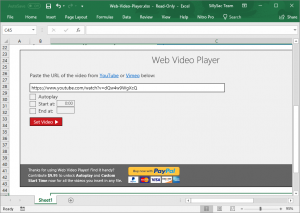How to Add YouTube Videos to Excel Spreadsheets