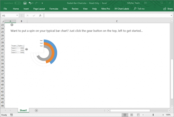 How to Create Radial Bar Charts in Excel