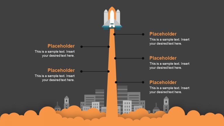8 Best PowerPoint Template Designs with Rocket & Spaceship Graphics