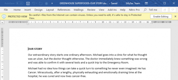 How to Remove Protected View for Office Files