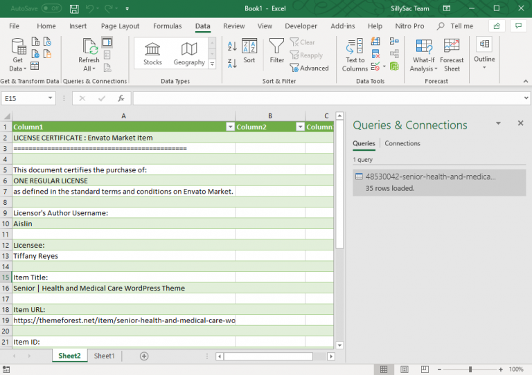 How to Embed a Text File in Excel