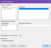 How to Insert Symbols in Word using Keyboard Shortcuts