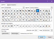 How to Insert Symbols in Word using Keyboard Shortcuts
