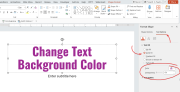 Change Color for Text and Background in the PowerPoint Design Theme