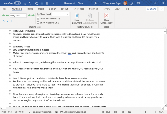 How to Create a PowerPoint Presentation from an Outline in Word