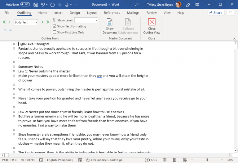 How to Create a PowerPoint Presentation from an Outline in Word