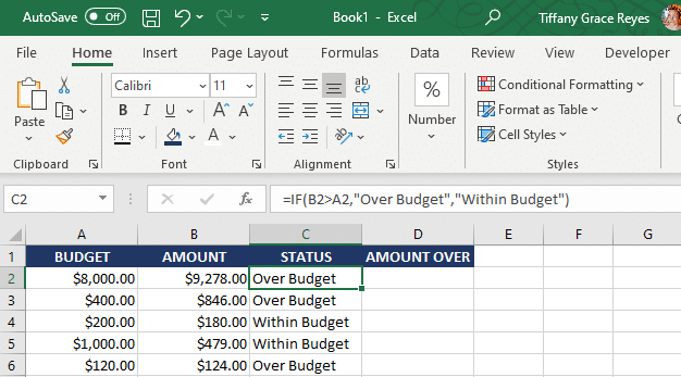 How to Use the IF Function in Excel