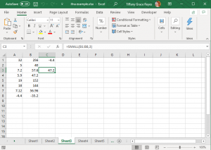 How to Use the SMALL Function in Excel