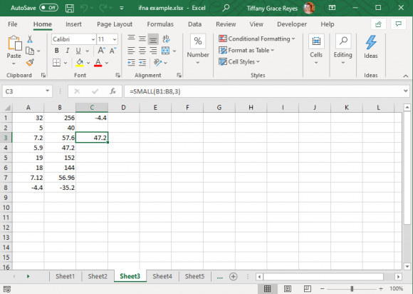 How to Use the SMALL Function in Excel
