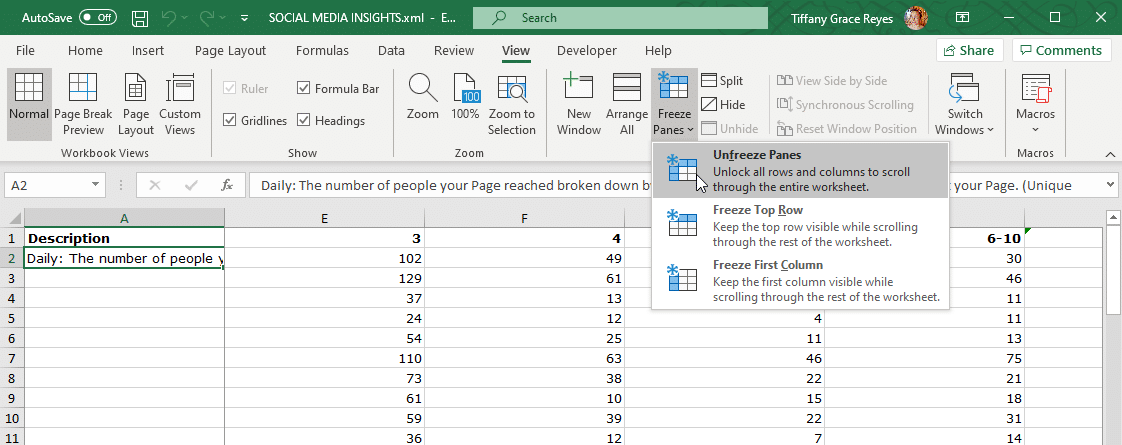 How to Freeze Panes to Lock Columns and Rows in Excel