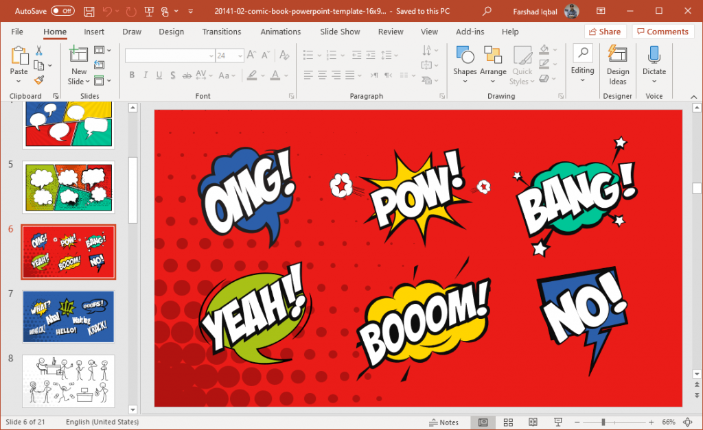 How to Create Comic Book Style Presentation Slides