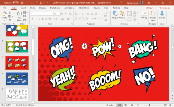 How to Create Comic Book Style Presentation Slides