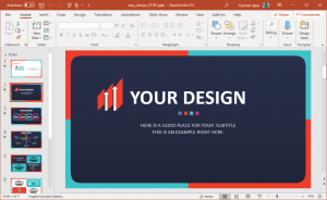 Animated Easy Design PowerPoint Template