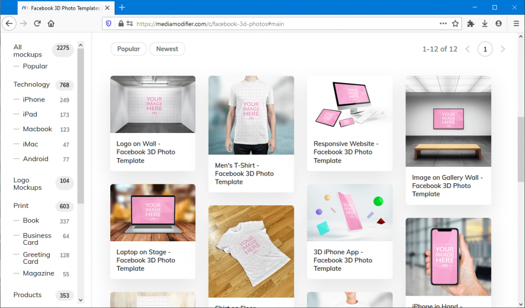 How to Create a Facebook 3D Photo using Mockups