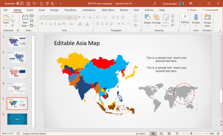 Best Continents Map Templates for PowerPoint