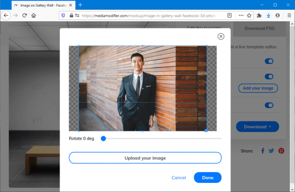 How to Create a Facebook 3D Photo using Mockups