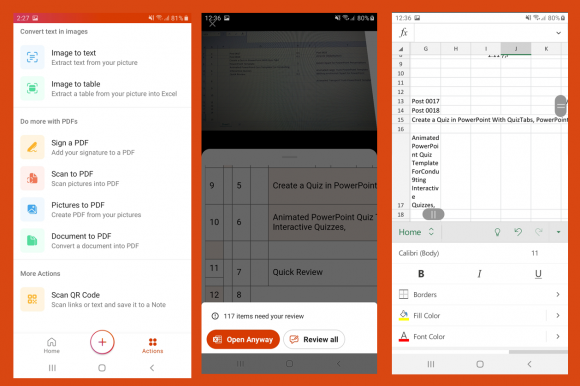 Integrated Microsoft Office App for Android & iOS